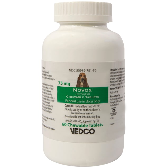 Novox Chewablet Tablets 75mg, Count of 60 | Petco