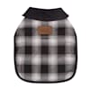 Pendleton Charcoal Ombre Plaid Dog Coat, Extra Small | Petco