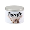 Paw Prints Tin Treat Container Bulldog, Small | Petco