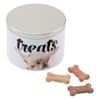 Paw Prints Tin Treat Container Bulldog, Small | Petco