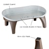 PETMAKER Elevated Pet Feeding Tray, 21" L X 11" W X 8.5" H | Petco
