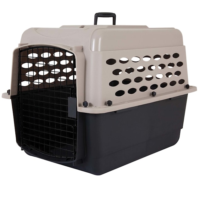 Petmate Tan Vari Dog Kennel, for pets, 28" L X 21" W X 22" H | Petco
