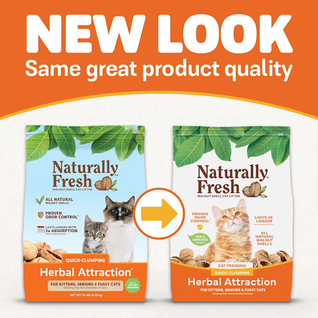 ground walnut shells cat litter