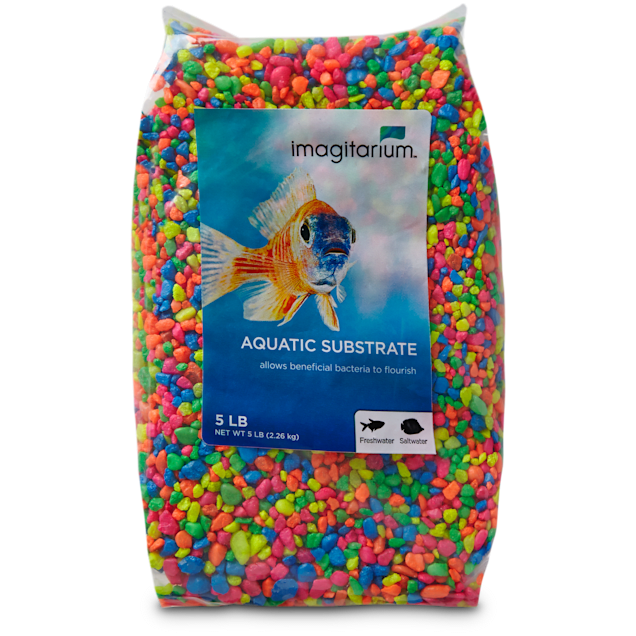 Imagitarium Neon Confetti Mix Aquarium Gravel, 5 lbs | Petco
