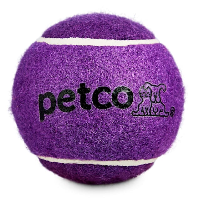 Petco Tennis Ball Dog Toy in Purple, 2.5" | Petco
