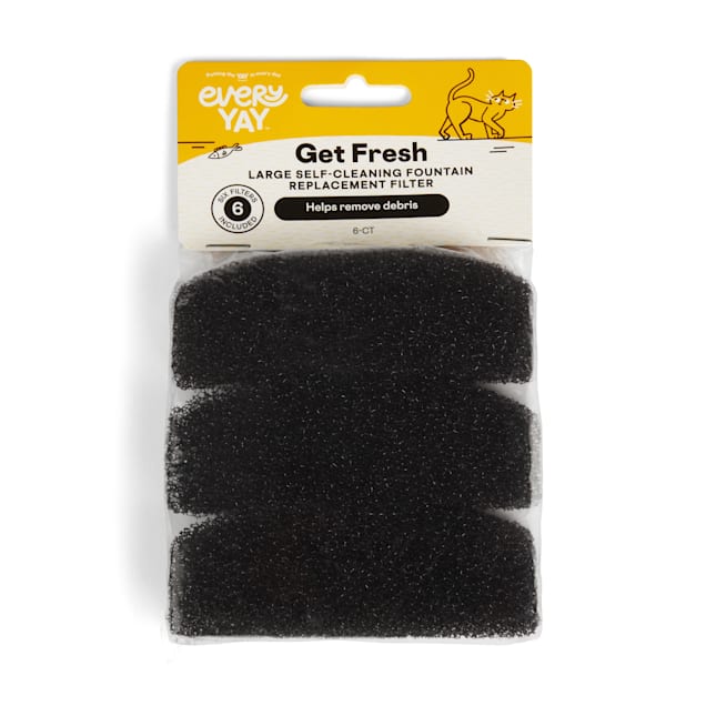 EveryYay Get Fresh Self Cleaning Fountain Large Particle Replacement ...