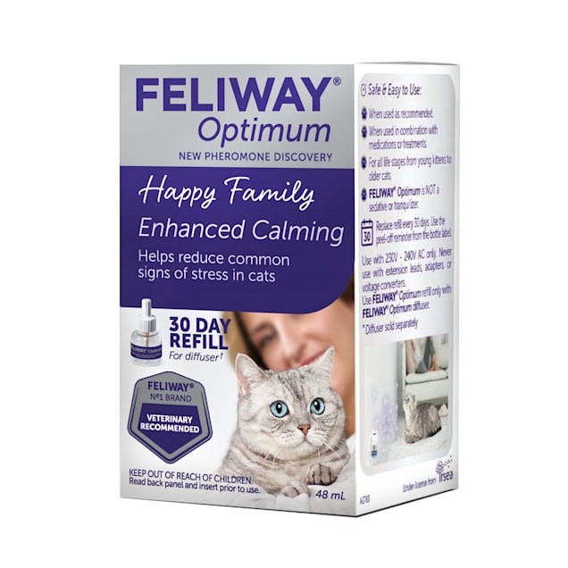 Feliway Enhanced Calming Pheromone Optimum Cat Diffuser, 48 ml., Pack ...