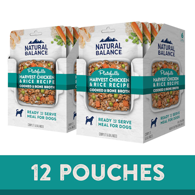 Natural Balance Platefulls Harvest Chicken & Rice Recipe Wet Dog Food ...