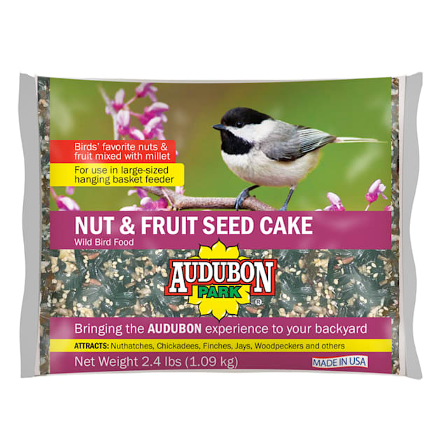 Audubon Park Nut & Fruit Seed Cake Bird Food 2.4 lbs