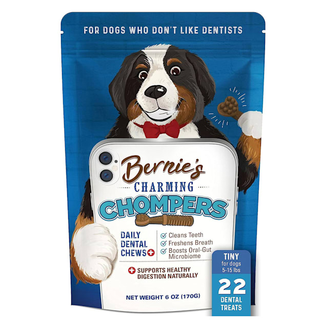 Bernie's Tiny Dog Dental & Digestive Chews 22ct