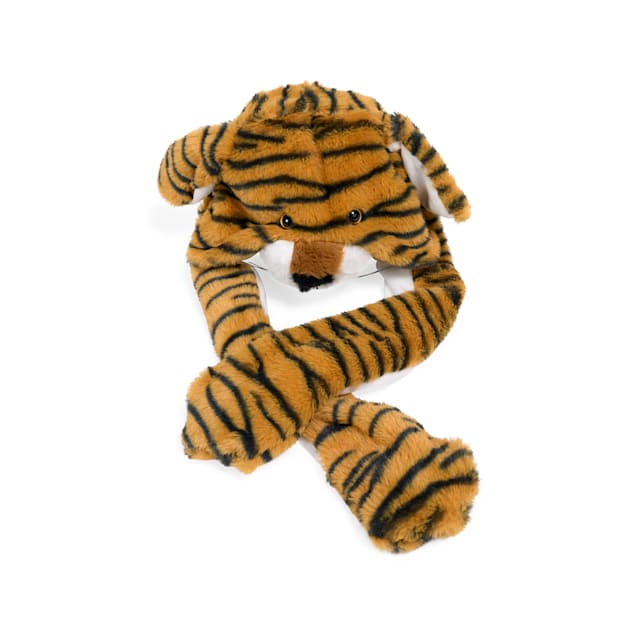 fluffy tiger hat