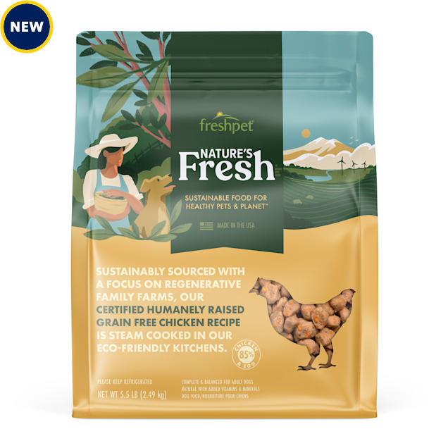 Freshpet Nature's Fresh Certified Humanely Raised Grain Free Chicken ...