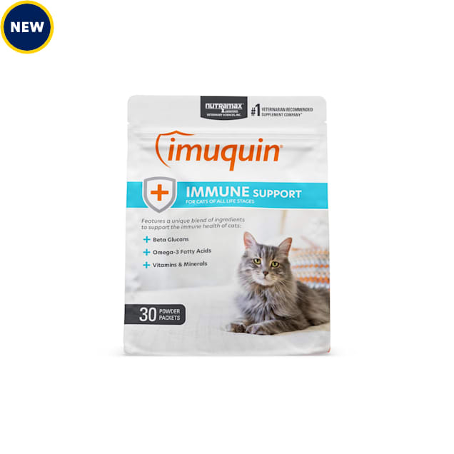 Nutramax Imuquin Immune Powder Packets for Cats, Count of 30 | Petco