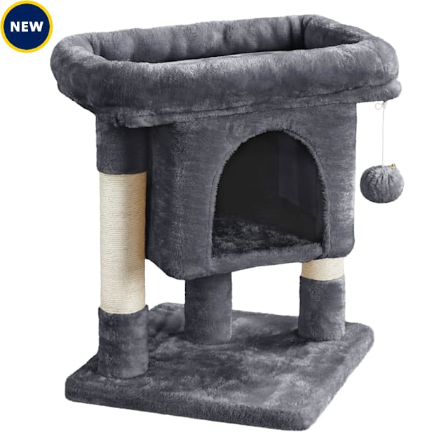 Topeakmart Smakk 2-Level Cat Tree with Condo & Scratch Posts