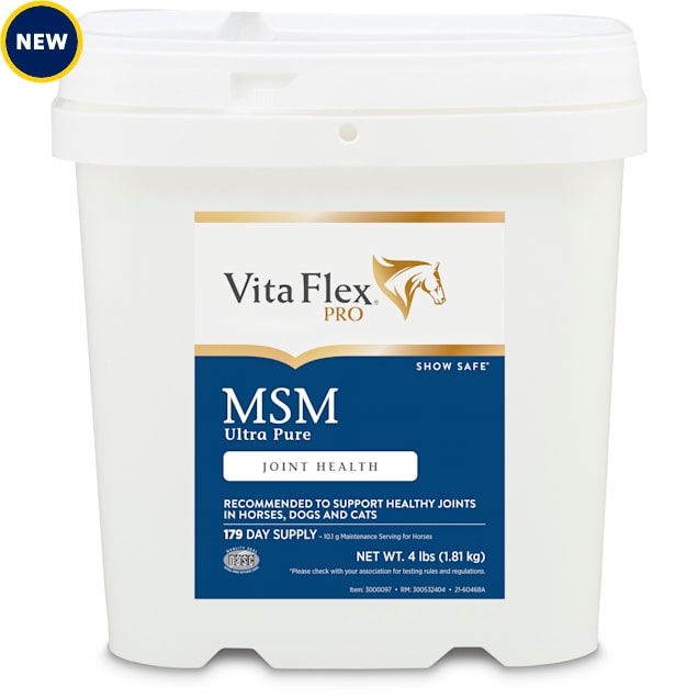 Vita Flex White Pro MSM Quality Joint Hiorse Supplements, 4 lbs. | Petco Vita Flex White Pro MSM Quality Joint Hiorse Supplements, 4 lbs. | Petco