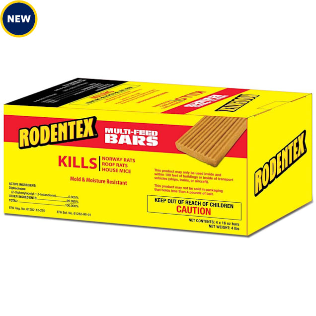 Rodentex Multi-Feed Bars Kills Rats & Mice | Petco