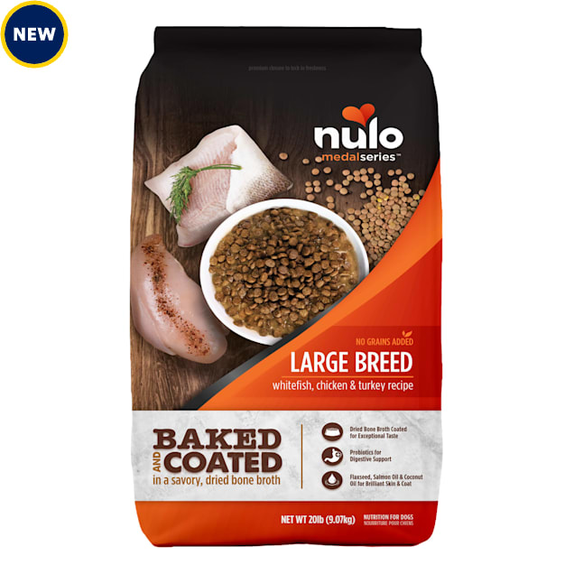 Nulo MedalSeries Baked & Brothy Whitefish, Chicken & Turkey Large Breed ...