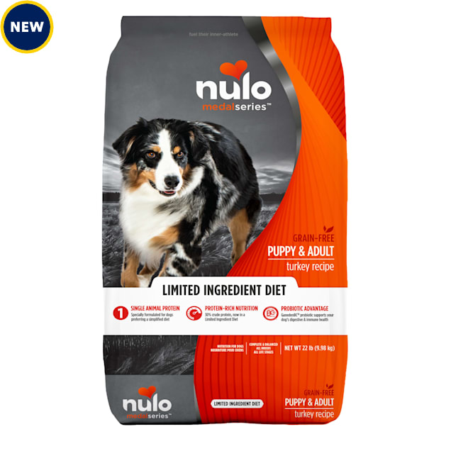 Nulo MedalSeries Grain-Free Limited Ingredient Diet Turkey Puppy ...