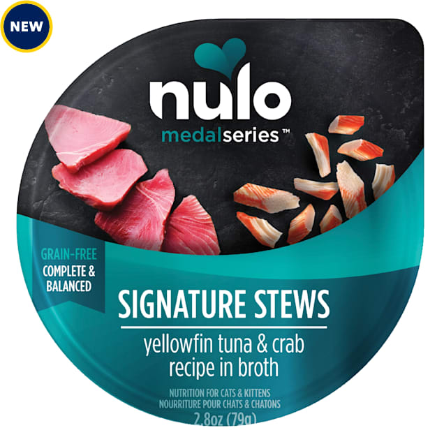 Nulo MedalSeries Signature Stew Tuna & Crab Wet Cat Food, 2.8 oz., Case ...