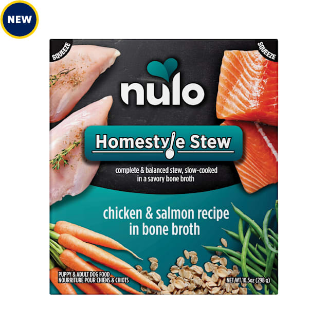 Nulo MedalSeries Homestyle Stew Chicken & Salmon in Bone Broth Wet Dog Food, 10.5 oz., Case of ...