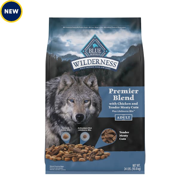 Blue Buffalo Blue Wilderness Premier Blend with Meaty Cuts Adult ...