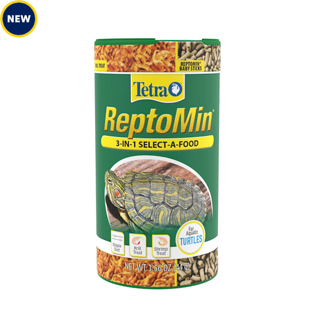 Tetra Reptomin 3-In-1 Select-A-Food and Treats Formulated For Aquatic ...