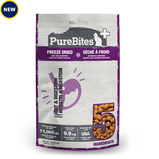 PureBites Freeze Dried Gut & Digestion Chicken Cat Treats, 1.09 oz. | Petco