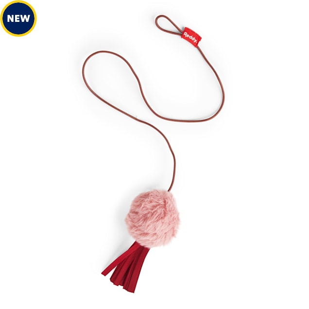 Reddy Pom Pom Finger Teaser Cat Toy, Large | Petco