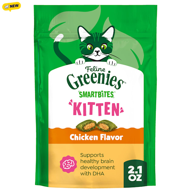 Greenies Smartbites Chicken Flavor Healthy Kitten Treats, 2.1 oz. | Petco