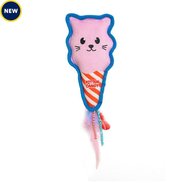 Catstages Kitt'N Candy Kicker Plush Catnip Cat Toy, Small | Petco