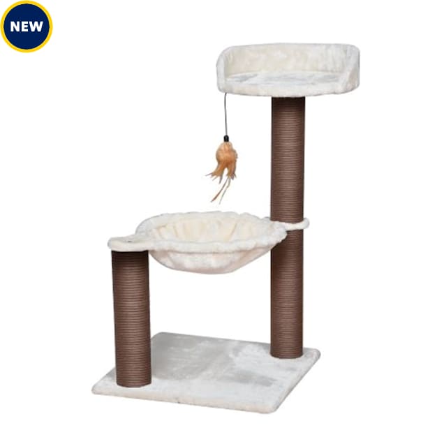 Catry Nirvana Hammock & Paper Rope Scratching Posts Cat Tree with Top ...
