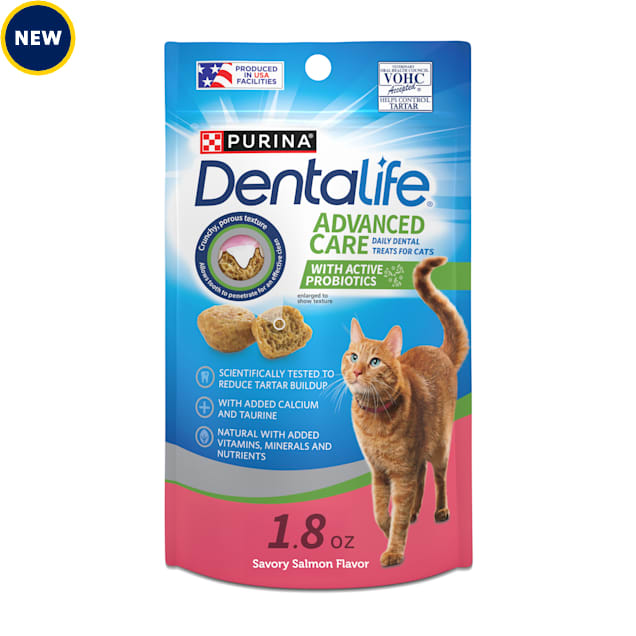 DentaLife Salmon Dental Cat Treats for Tartar Control & Health