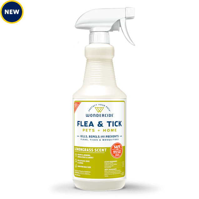 Wondercide Lemon Flea & Tick Spray for Pets Plus Home with Natural ...