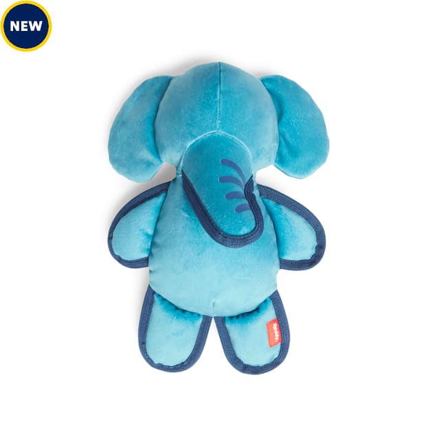 Reddy Recycled Plush Elephant Squeaky Dog Toy Medium