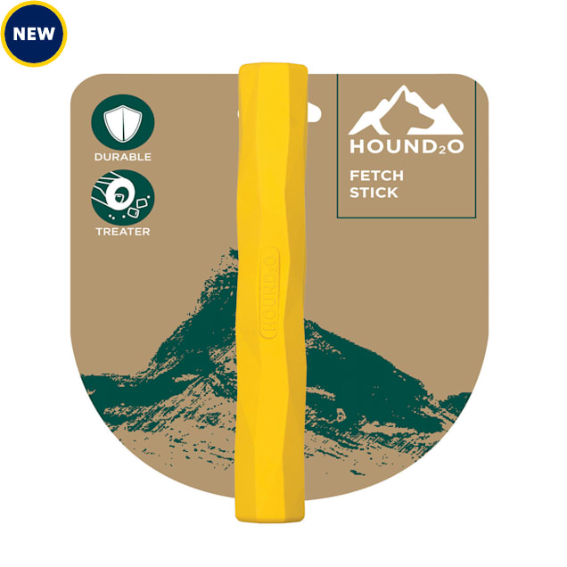 Hound2O Yellow Fetch Stick Dog Toys, Large | Petco
