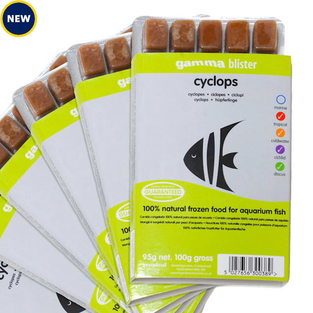 Tropical Marine Centre Gamma Frozen Food Cyclops Blister Pack Fish Food ...