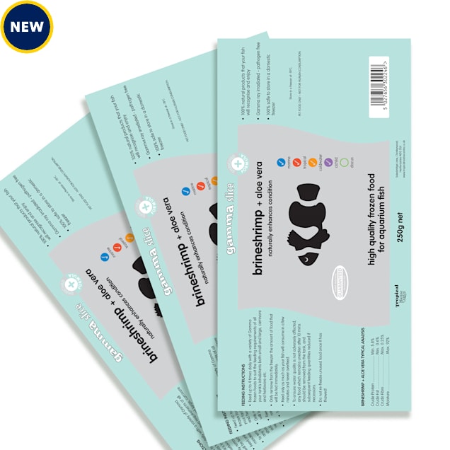 Tropical Marine Centre Gamma Frozen Food Aloe Vera Brine Shrimp Slice ...