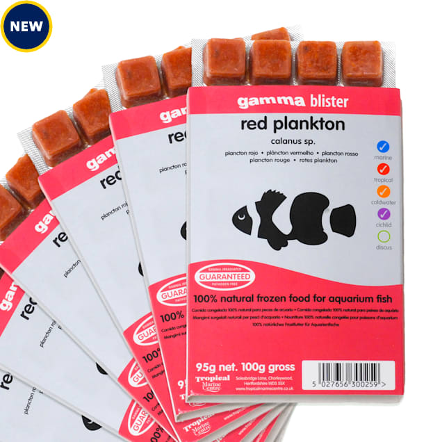 Tropical Marine Centre Gamma Frozen Food Red Plankton (Calanus) Blister ...