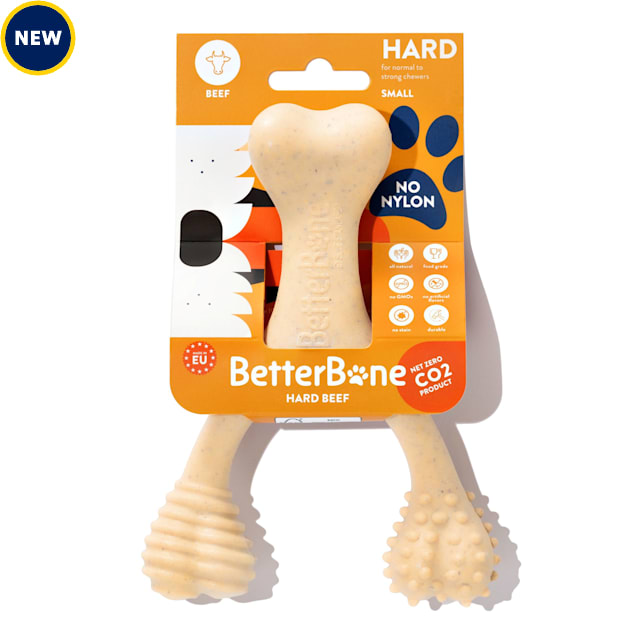 BetterBone Hard Beef Chew Toy for Dogs, Small | Petco