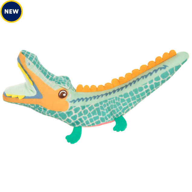 SmartyKat Crazed Croc Catnip & Crinkle Plush Toy