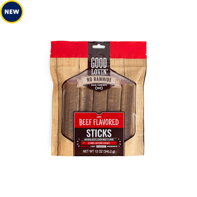 Good Lovin' Large Beef Stick Dog Chews, 12 oz. | Petco