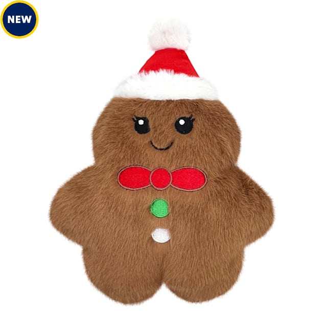 KONG Holiday Snuzzles Gingerbread Dog Toy, Medium | Petco