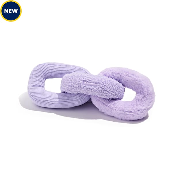 Wild One Lilac Chew Chain Interactive Plush Dog Toy, Large | Petco