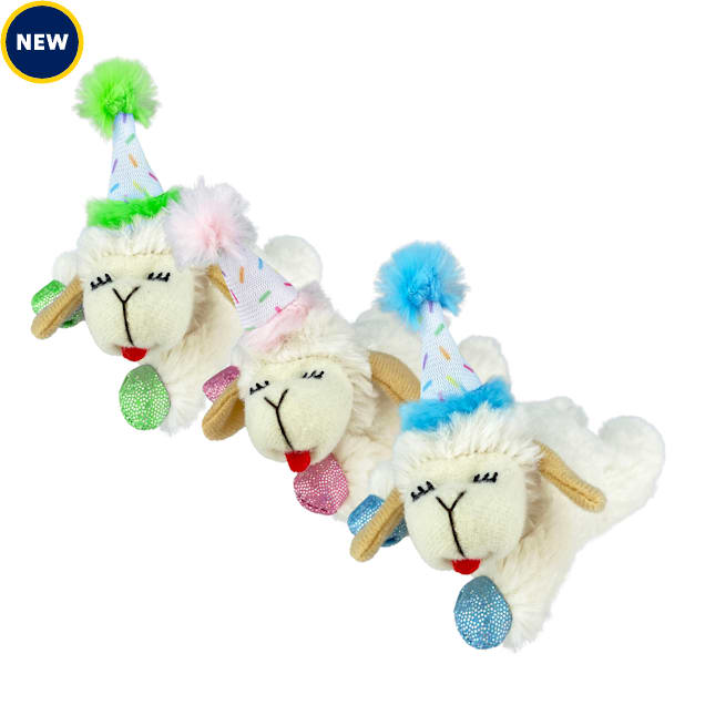 Multipet International Lamb Chop Birthday Assorted Cat Toy, X-Small | Petco