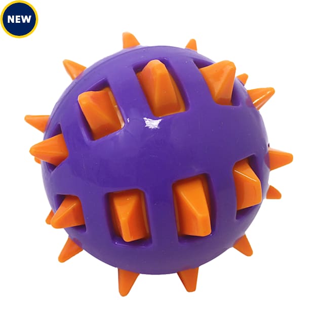 Multipet TPR Spike Ball Dog Toy XS - Floats & Squeaks