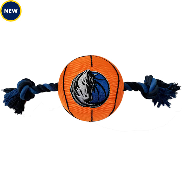 Pets First NBA Dallas Mavericks Nylon Basketball Rope Dog Toy | Petco