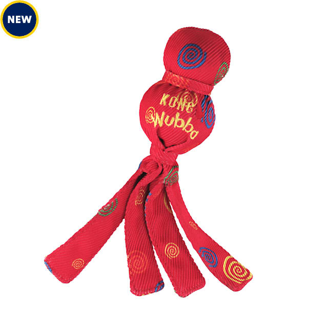 KONG Wubba Red Small Dog Toy for Tug & Fetch