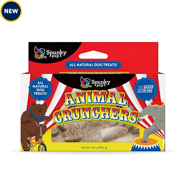 Spunky Pup Peanut Butter Crunchy Dog Biscuits 3.5 oz