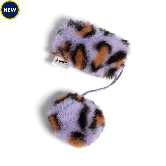 Jupiter Purple Cheetah Print Pounce Cat Toy | Petco