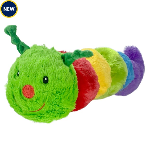 Multipet International Jumbo Colorful Caterpillar Plush Dog Toy, X ...